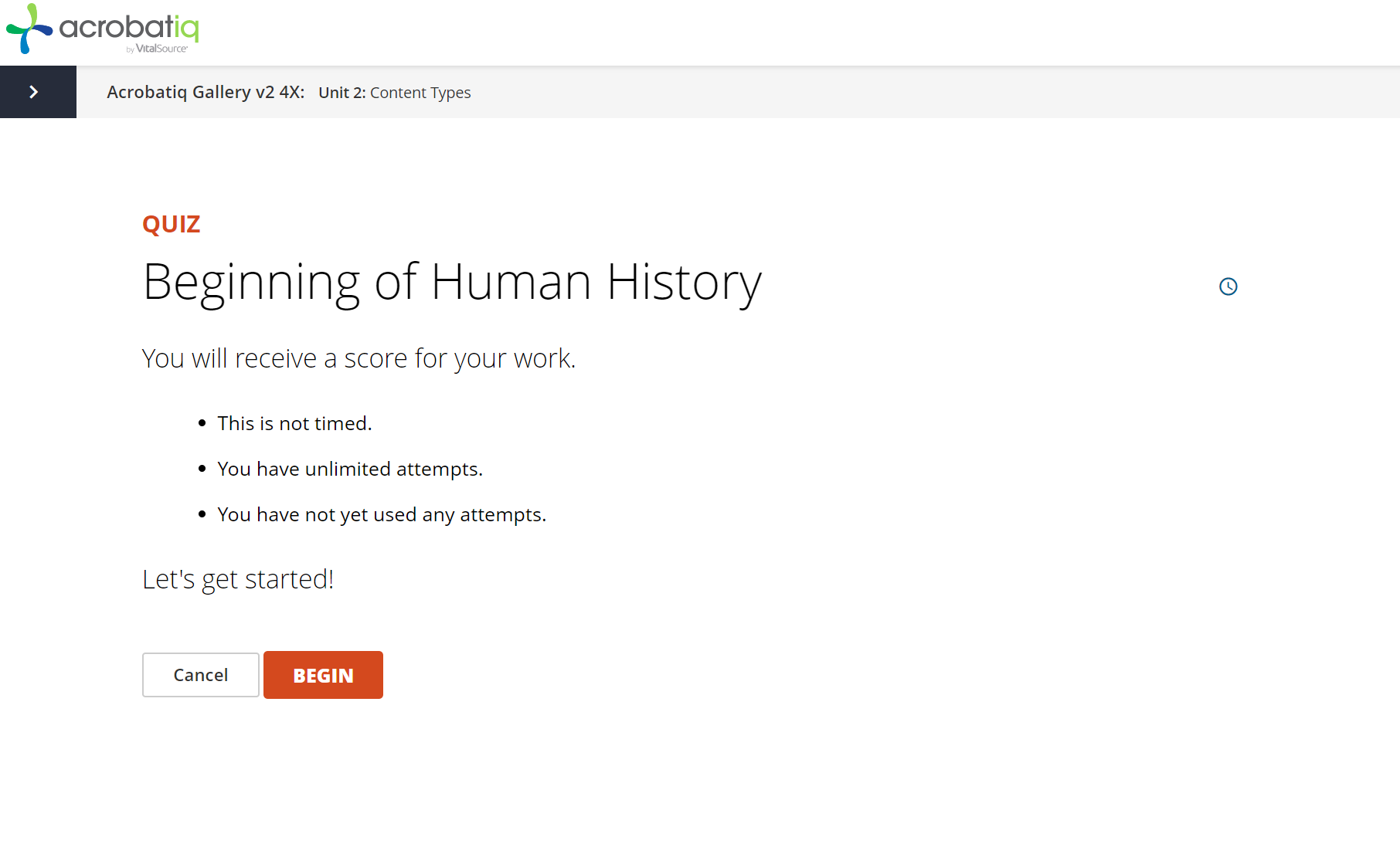Course Content – Acrobatiq