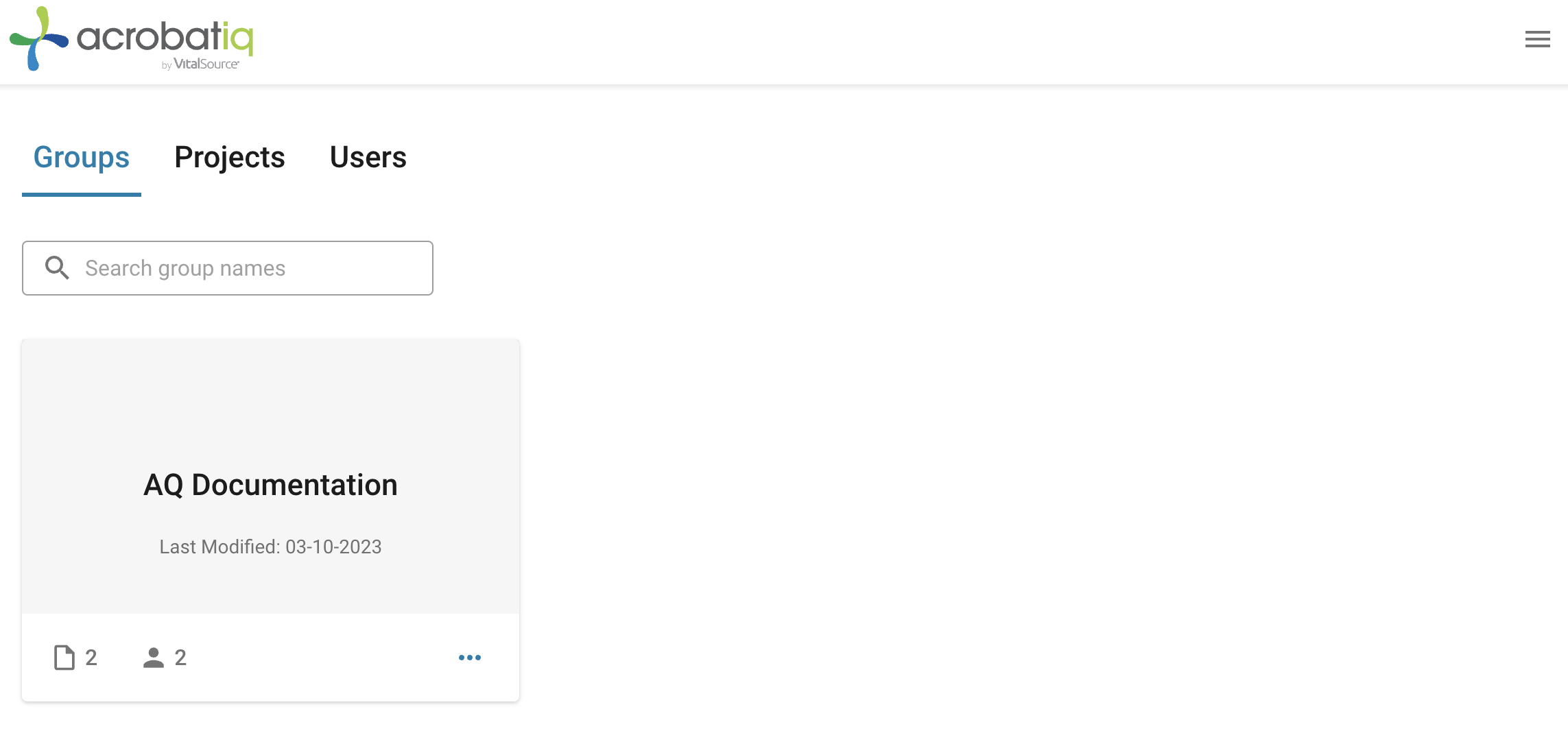 Groups – Acrobatiq